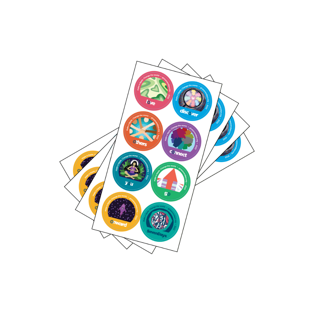 SevenDays® Stickers (Past) Resources - Give SevenDays®